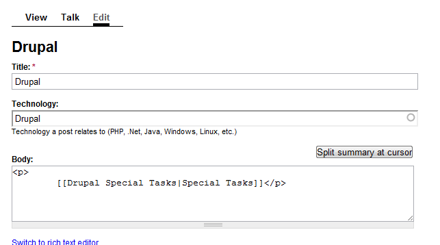 Wiki installation profile | Drupal.org